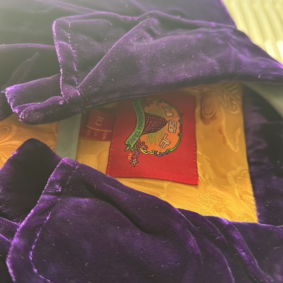 Shanghai Tang | Jackets & Coats | Vintage Velvet Shanghai Tang Deep ...